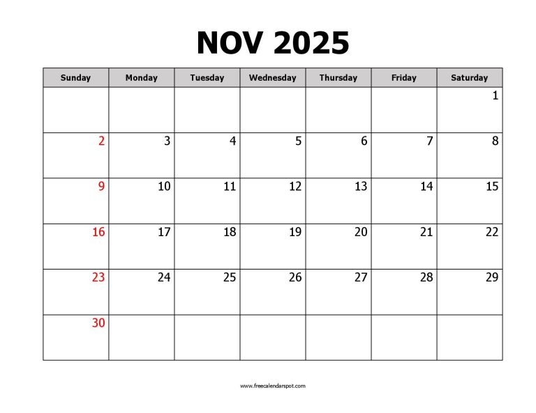 2025 Monthly Calendar Printable (January to December)