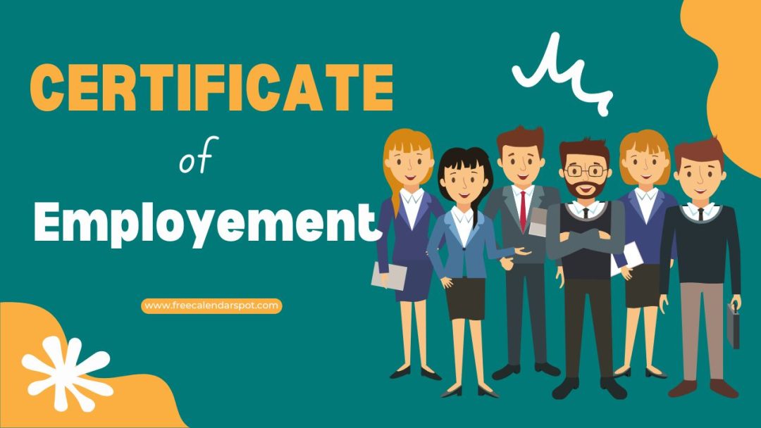 Free Certificate of Employment Samples | Editable